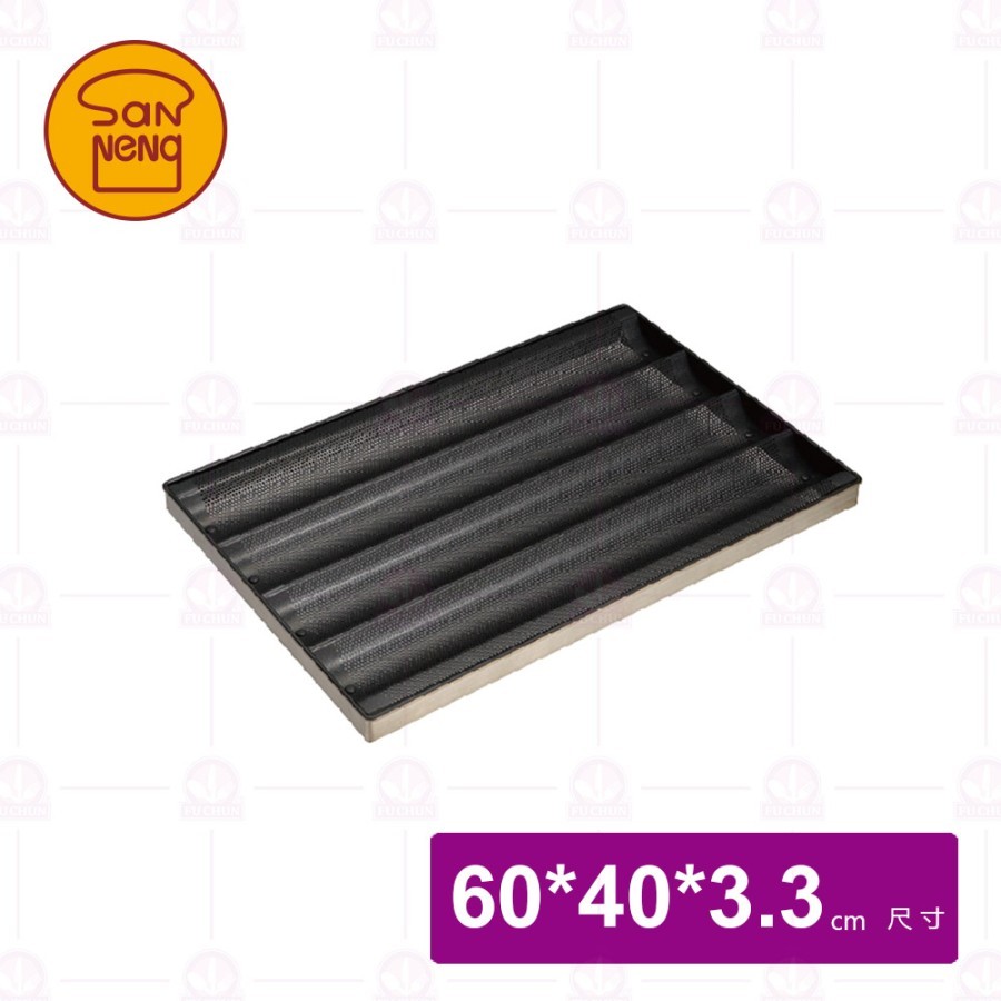 Jual Sanneng SN1594 - 4 Rows Baguette Tray (Non-stick Series 1000 ...