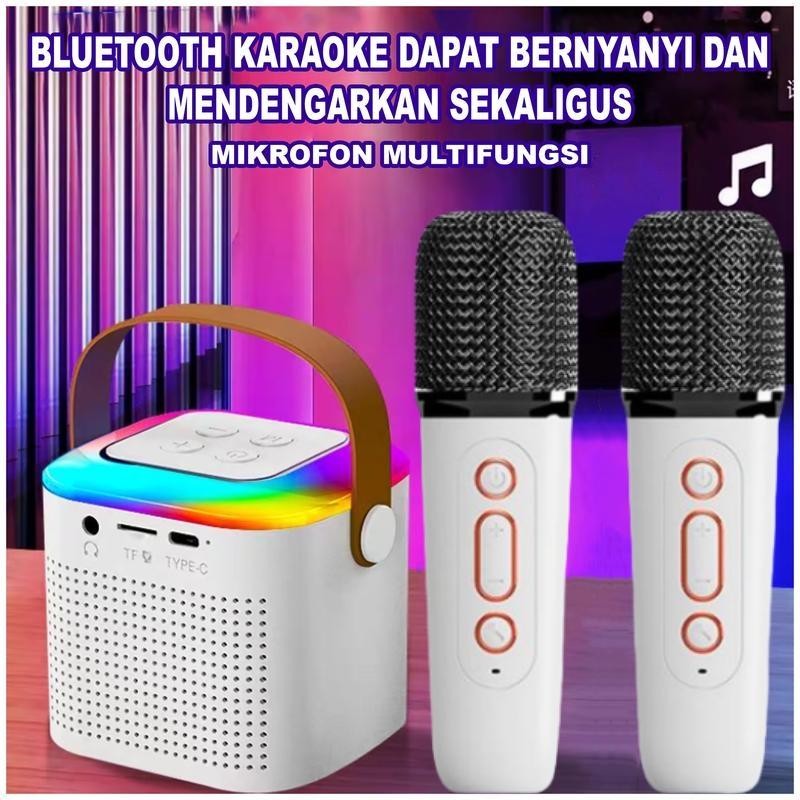 Jual MKC KIMISO SPEAKER MIC 2 KARAOKE FULL BASS BLUETOOTH WIRELESS ...