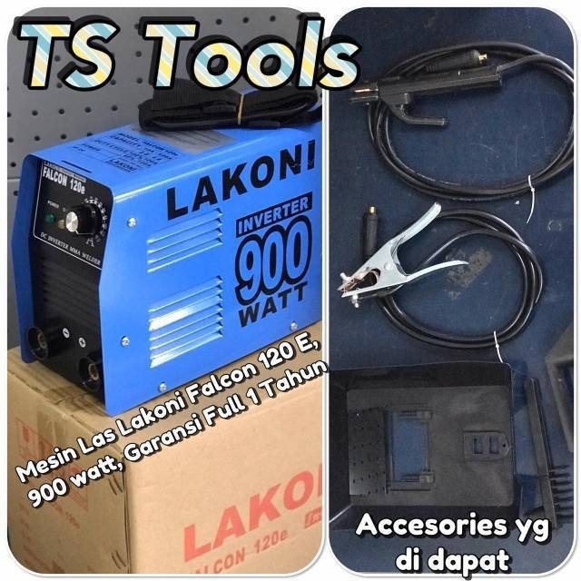 Jual Mesin Las 120A Lakoni Falcon 120E Inverter Lakoni 900 watt 120 E | Shopee Indonesia