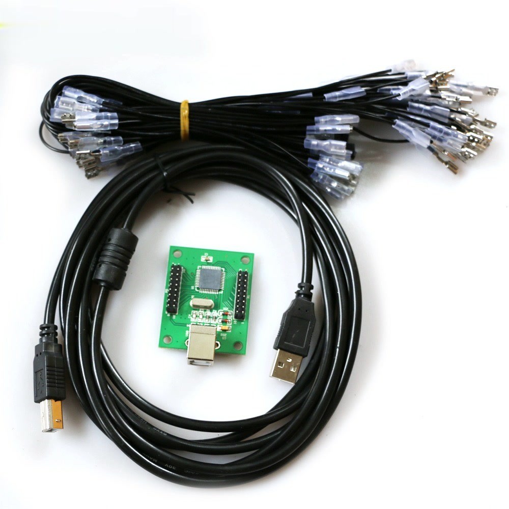 Jual xin mo 2 Players Arcade to USB Controller Adapter Joystick ...