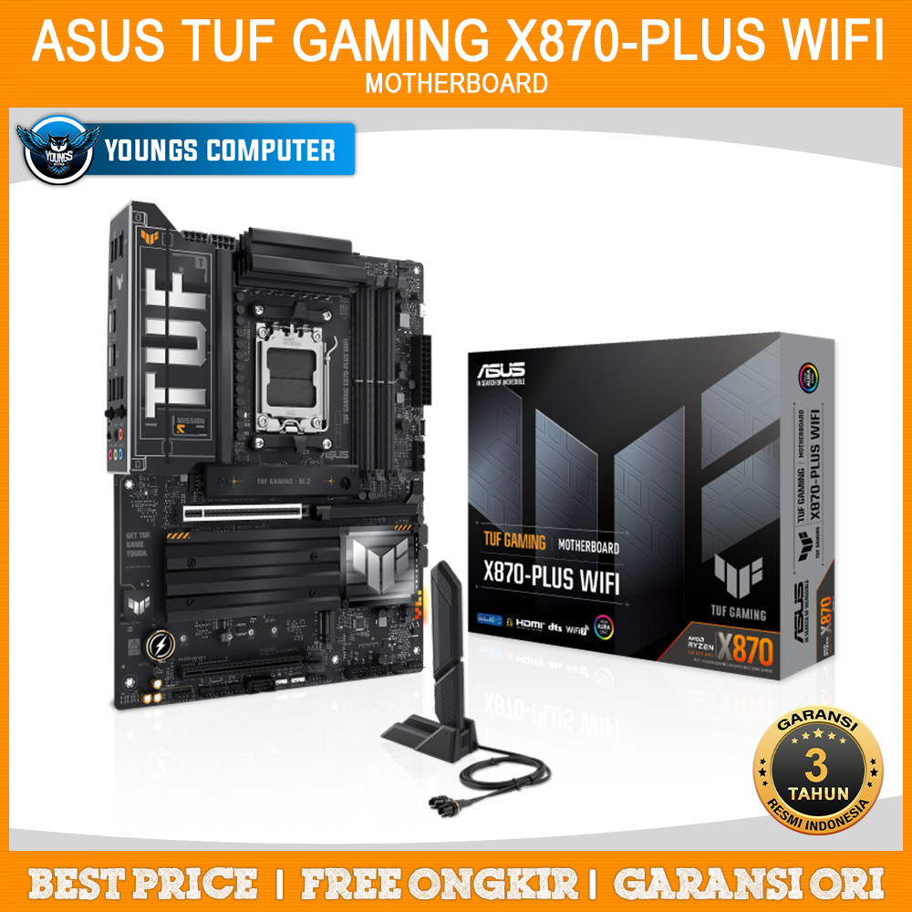 Jual ASUS TUF GAMING X870-PLUS WIFI Mainboard AMD X870 AM5 | Shopee ...