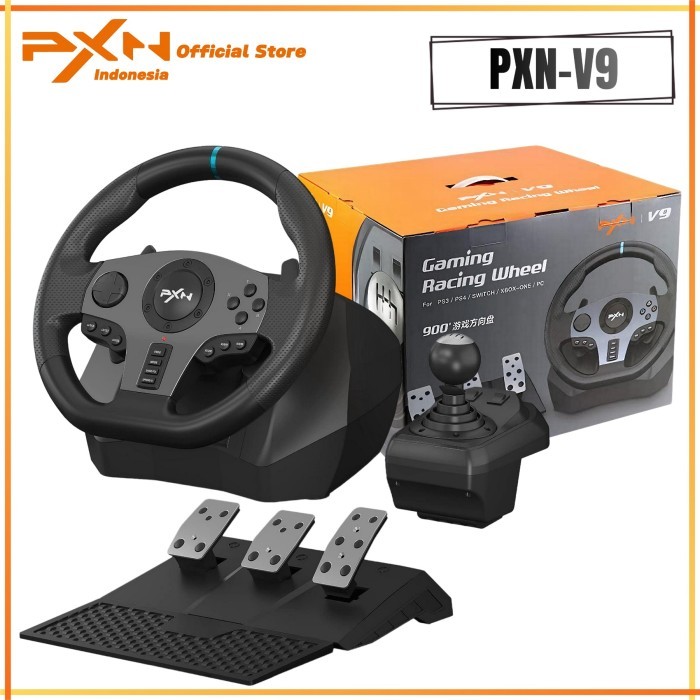 Jual PXN V9 Gaming Steering Wheel 900° Degree | Shopee Indonesia