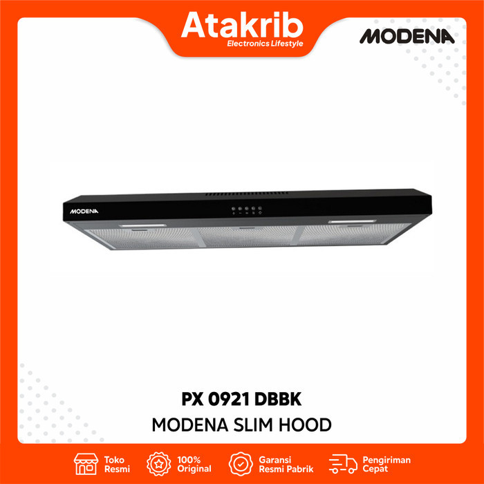 Jual MODENA SLIM HOOD PX 0921 DBBK Penghisap Asap 90cm | Shopee Indonesia