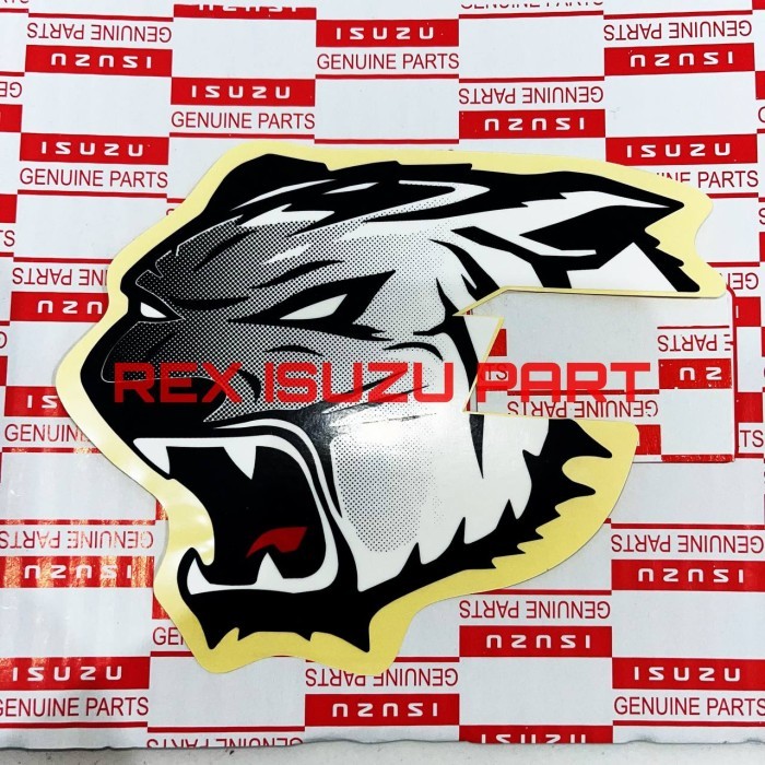 Jual Stiker logo kepala macan Isuzu ELF ORI | Shopee Indonesia