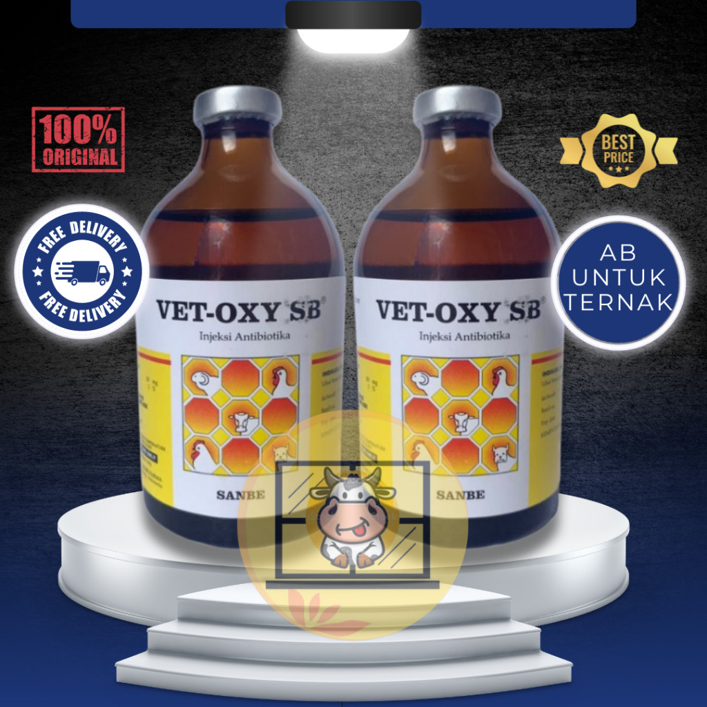 Jual VET OXY SB 100ML & VET OXY SB 50ML SANBE - Obat Antibiotik Anti ...