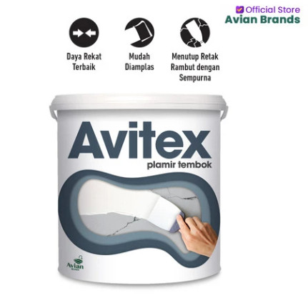 Jual CAT DASAR PLAMIR ALKALI TEMBOK AVITEX CET DINDING CAT DASAR ...