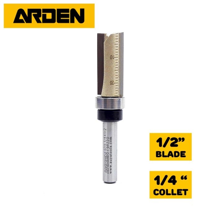 Jual ARDEN 1/4 Inch Flush Trimming Router Bit Blade1/2x1 Inch | Shopee ...