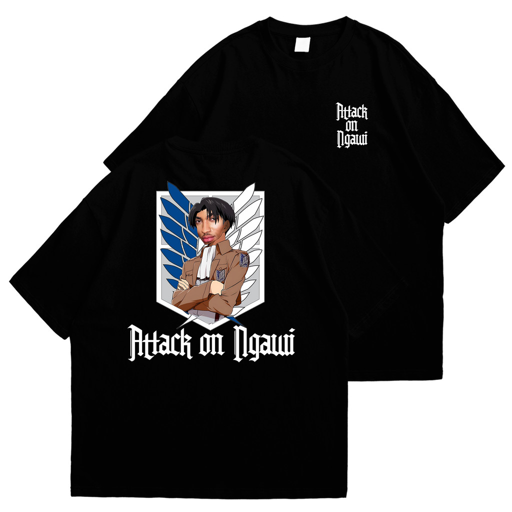 Jual Kaos Attack On Ngawi - Jomok JMK48 - Kaos Meme Stiker - Unisex ...