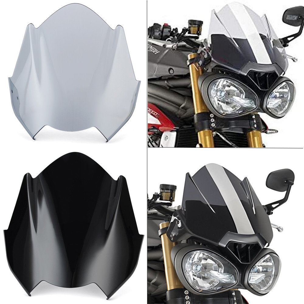 Jual BJMOTO Motorcycle Windscreen For Triumph Street Triple 765 R/RS ...