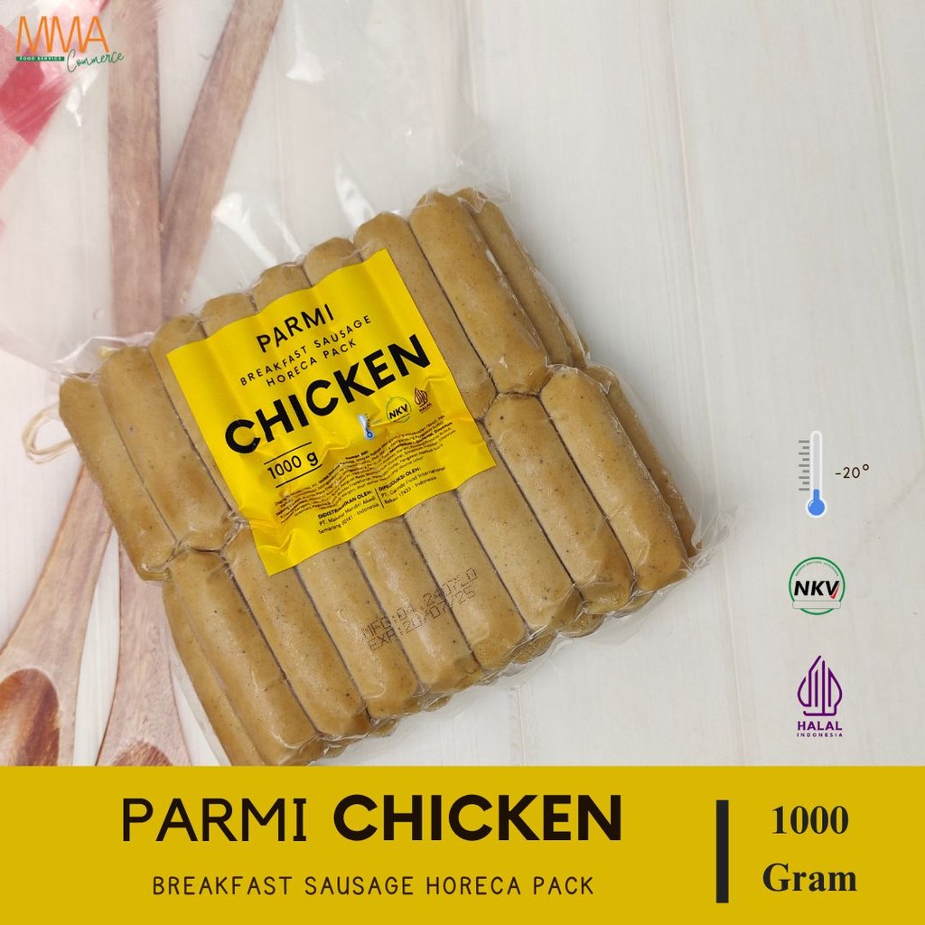 Jual Parmi Chicken Breakfast Sausage / Sosis Chicken - 500 gram 1000 ...