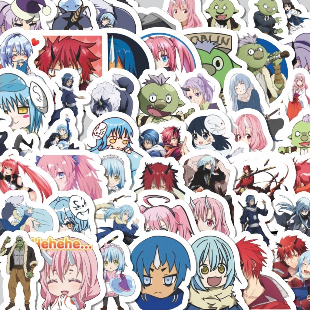 Jual Stiker Cutting Pack Stiker Tensei Shitara Slime Datta Ken Isi ...
