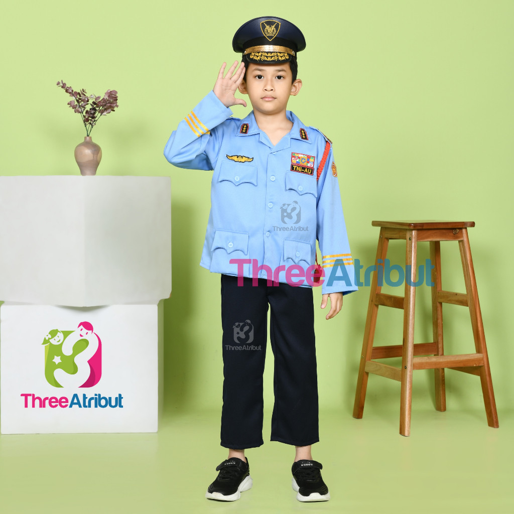 Jual Baju PDU Angkatan Udara TNI AU Anak Laki Laki Perempuan Seragam ...