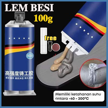 Jual Lem AB Besi Super Kuat Tahan Panas Kafuter Lem Perekat Super 100ml ...
