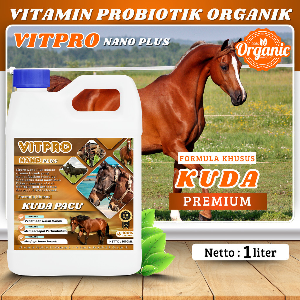 Jual Vitpro Nano Plus Kuda – Vitamin Probiotik Kuda Sehat, Nafsu Makan ...