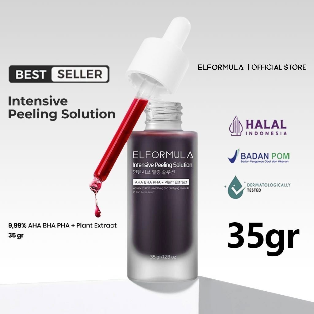 Jual 【BPOM 2PCS 】ELFORMULA Intensive Peeling Solution 35gr - Serum ...
