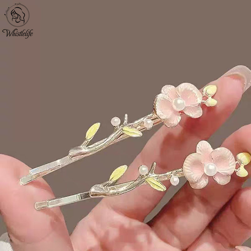 Jual COD Jepit Rambut Bunga Super Fairy Pearl Flower Bangs Clip Girl ...
