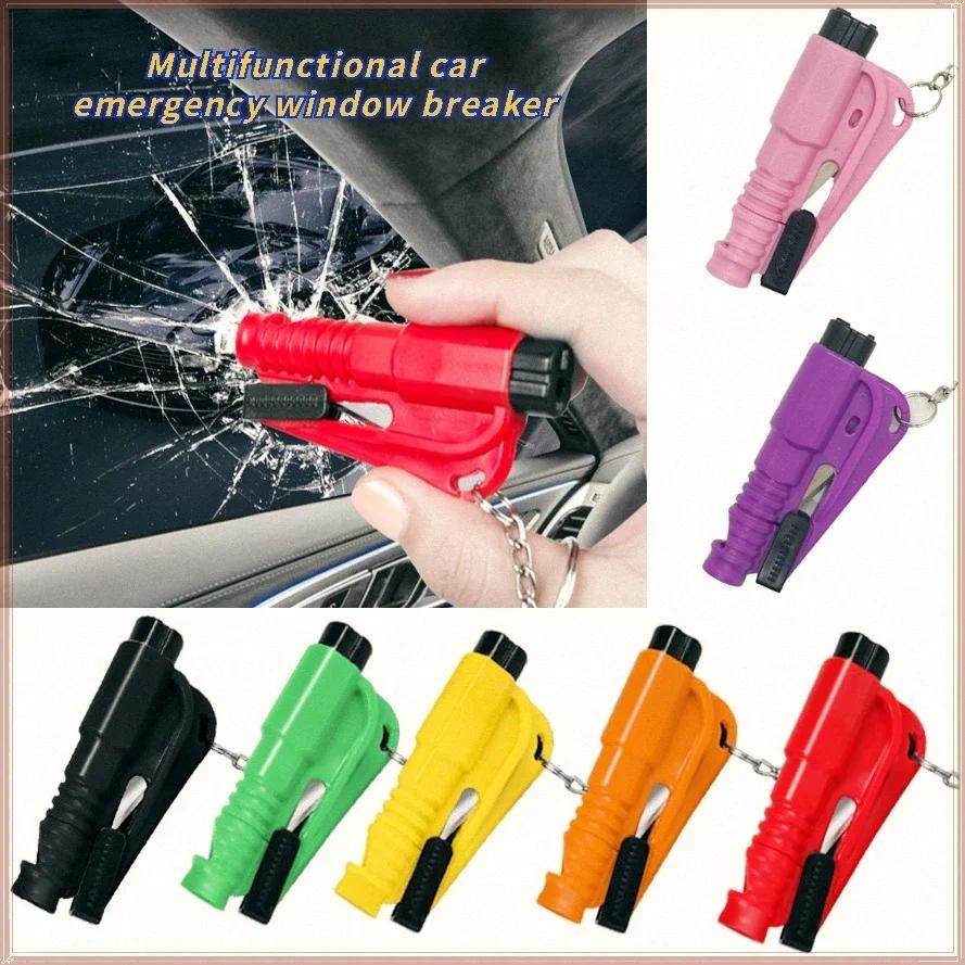 Jual Safety Hammer Car Window Breaker Keychain Emergency Escape Tool ...