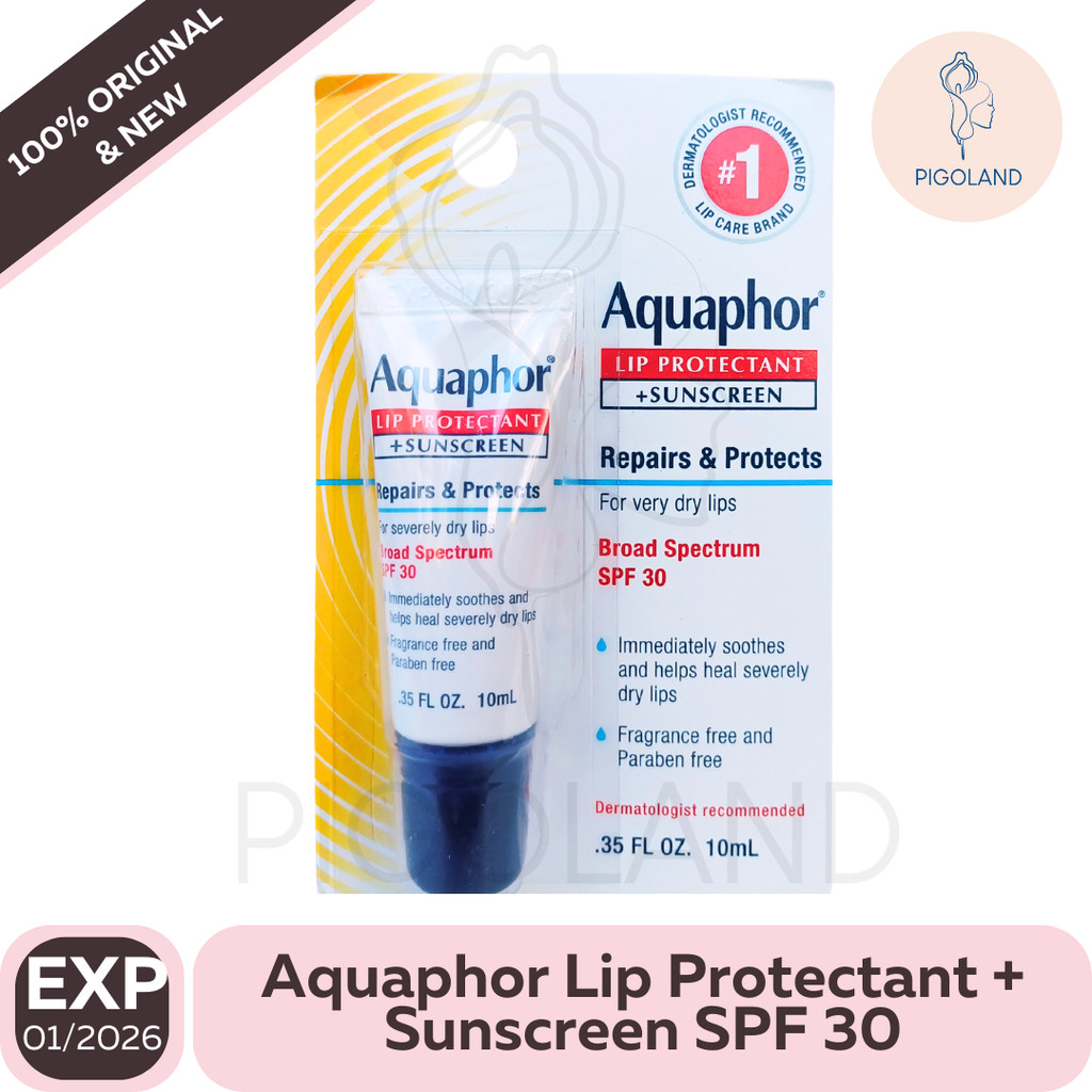 Jual Aquaphor Lip Protectant Sunscreen SPF 30 Balm Pelembab Bibir ...