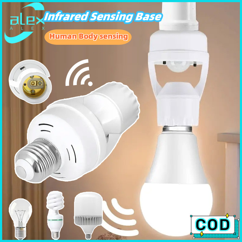 Jual Fitting Lampu Bohlam Sensor Gerak Otomatis Bohlam Sensor Sensor ...