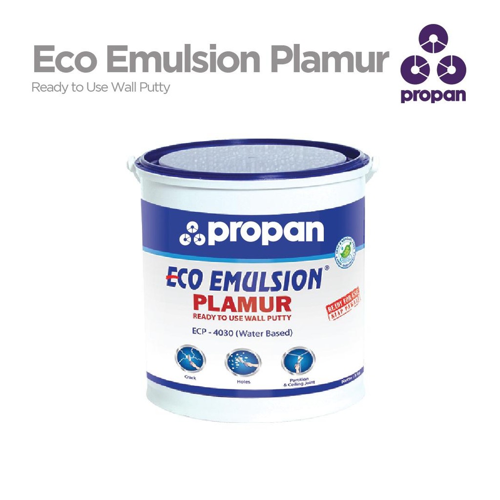 Jual PLAMUR DEMPUL TEMBOK INTERIOR PROPAN ECO PLAMUR 5KG | Shopee Indonesia