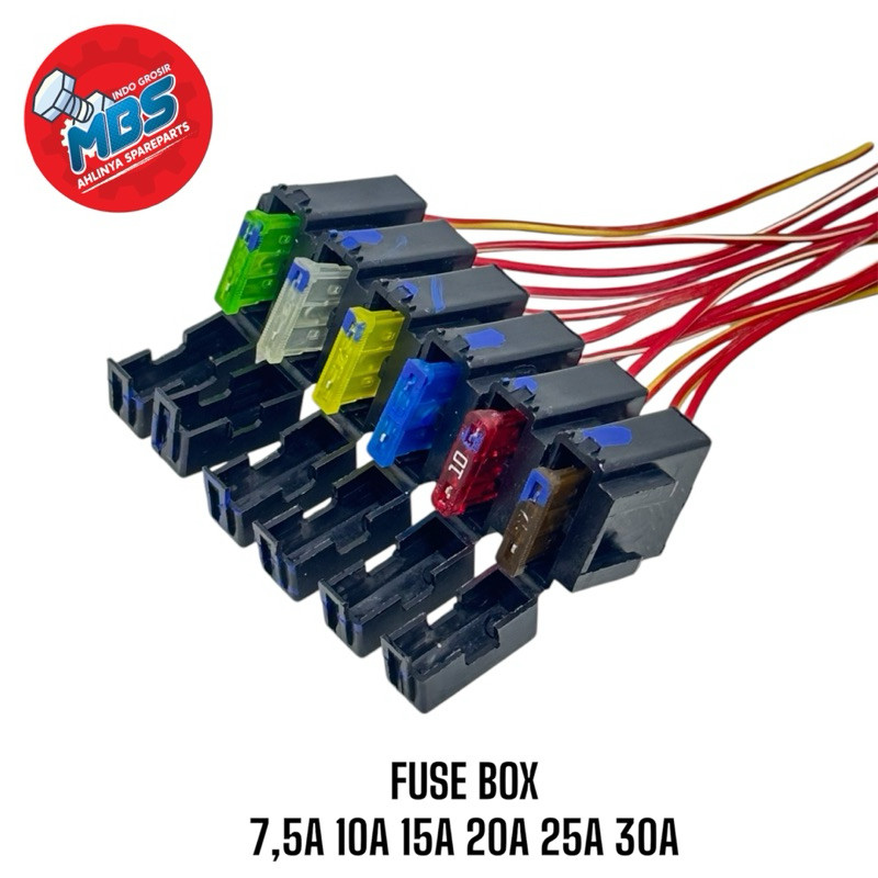 Jual FUSE BOX RUMAH SIKRING TANCEP + SIKRING 7,5A 10A 15A 20A 25A 30A ...