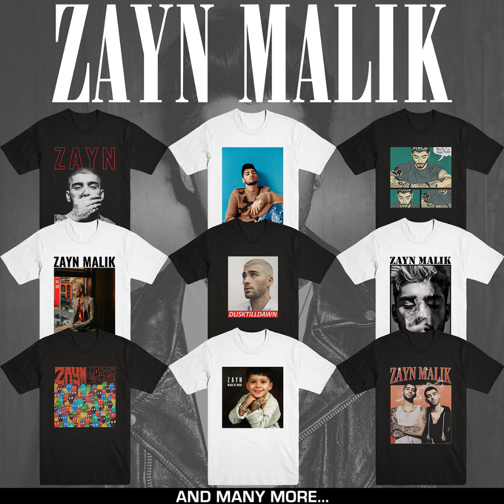 Jual ZAYN MALIK - ONE DIRECTION | T-SHIRT MUSIC | MERCHANDISE | Shopee ...