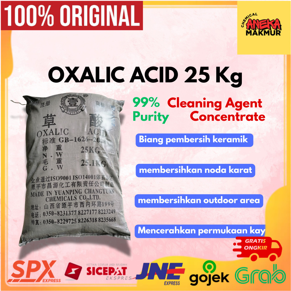Jual Oxalic Acid 25 Kg / Oxalic 25 Kg / Oksalat 25 Kg / Osasir 25 Kg ...