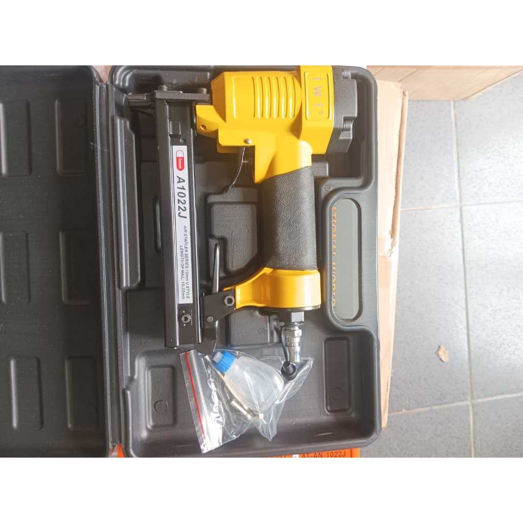 Jual IWT Staples Angin F30 DAN 1022J Mesin Air Nailer Gun Nail Staples ...