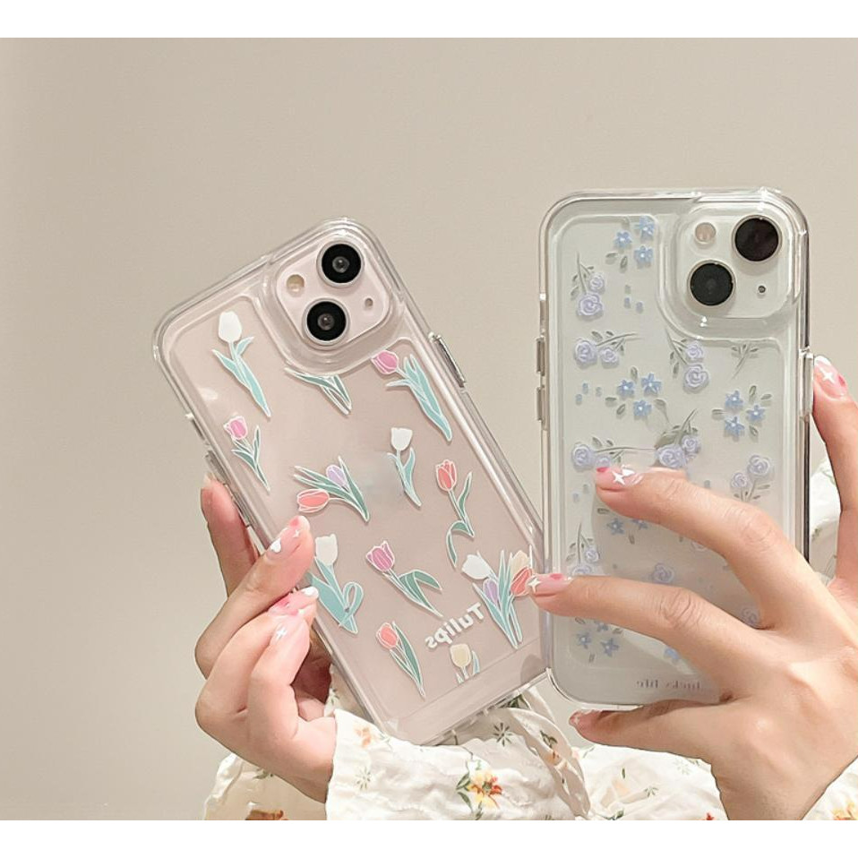 Jual NEW INS Small Flower Aestheti Case hp Samsung A17 5G A07 S25 A56 A36 A26 A16 A06 A55 A15 ...