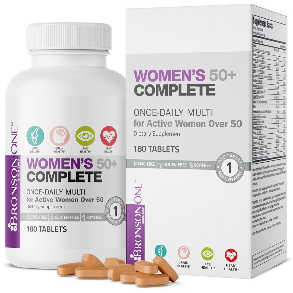 Jual Bronson ONE Daily Women’s 50+ Complete Multivitamin Multimineral ...