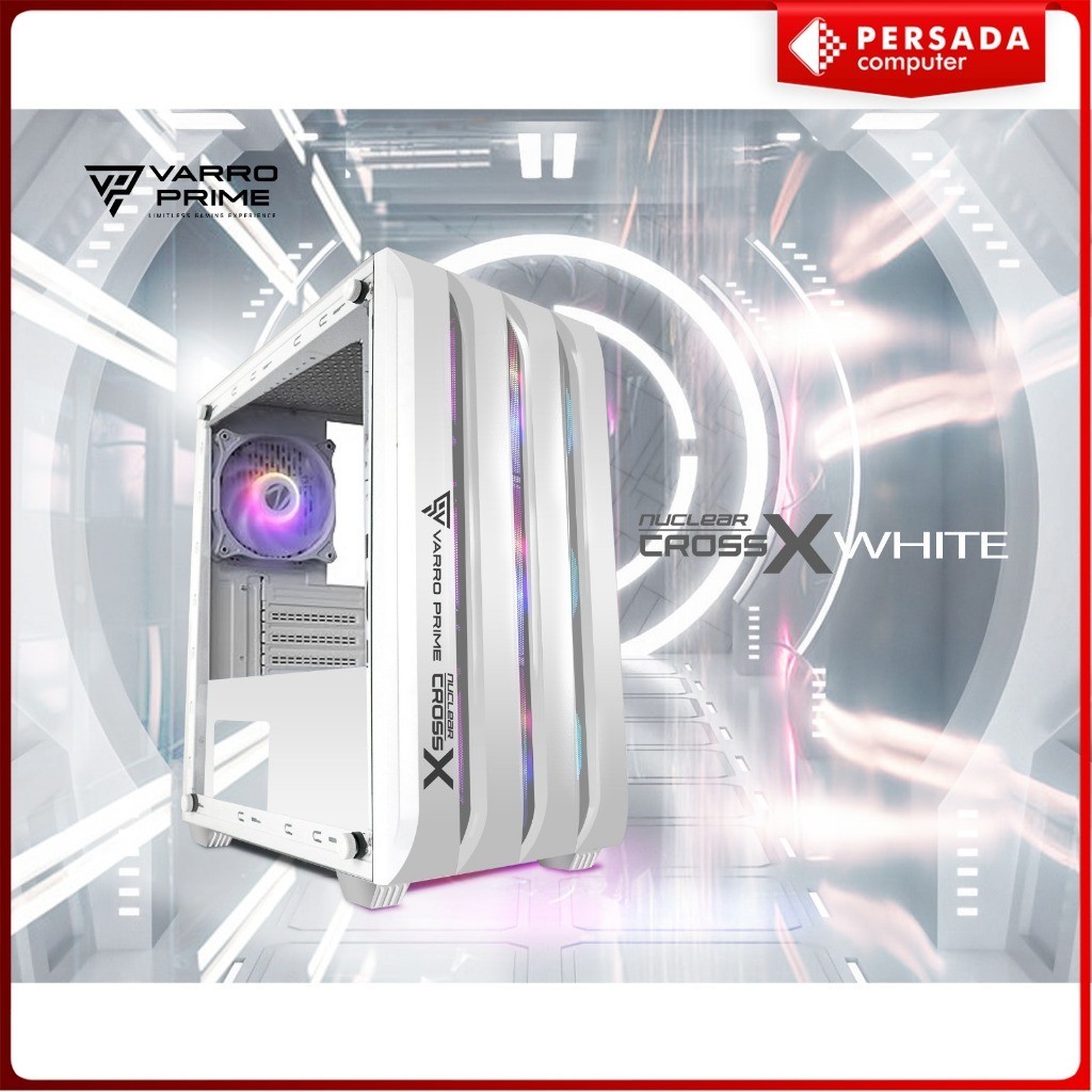 Jual CASING GAMING VARRO NUCLEAR CROSS X + 3 Fan RGB | Shopee Indonesia