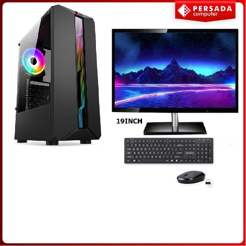 Jual PC Rakitan Lengkap intel Core i5 RAM 8GB HDD 500GB LED Monitor 19inch + Keyboard Mouse ...