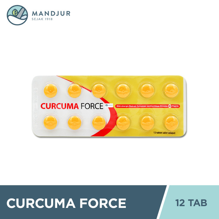 Jual Curcuma Force 12 Tablet - Suplemen Kesehatan Hati dan Nafsu Makan ...