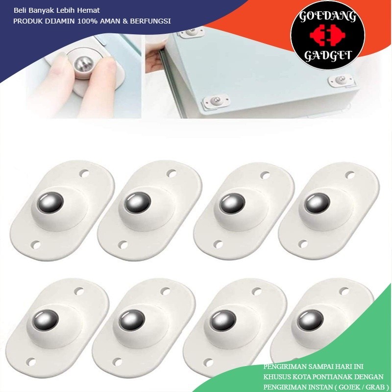 Jual (1 PCS) RODA TEMPEL MINI SERBAGUNA / RODA TROLI 360 STAINLESS ...