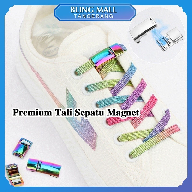 Jual 【2Pcs】Tali Sepatu Magnet / Tali Sepatu Simple / Shoelace Magnetic ...