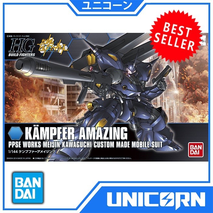 Jual HGBF Kampfer Amazing 1/144 Gundam Bandai Original / PPMS-18E ...