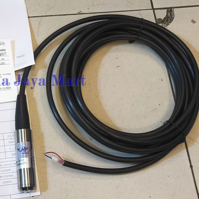Jual Submersible Water Level Transmitter 0-5m sensor transducer Kabel 4 ...