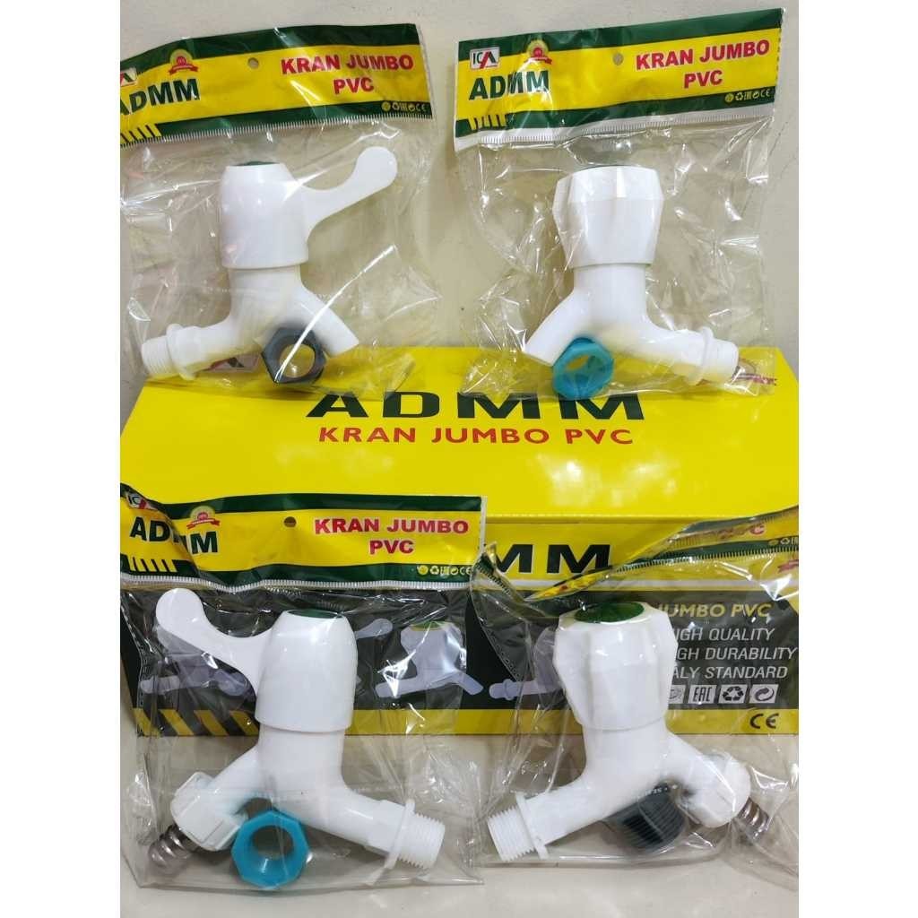 Jual ADMM KRAN JUMBO PVC TAMAN TEMBOK BALING ENGKOL KRAN 2 FUNGSI 1/2 ...