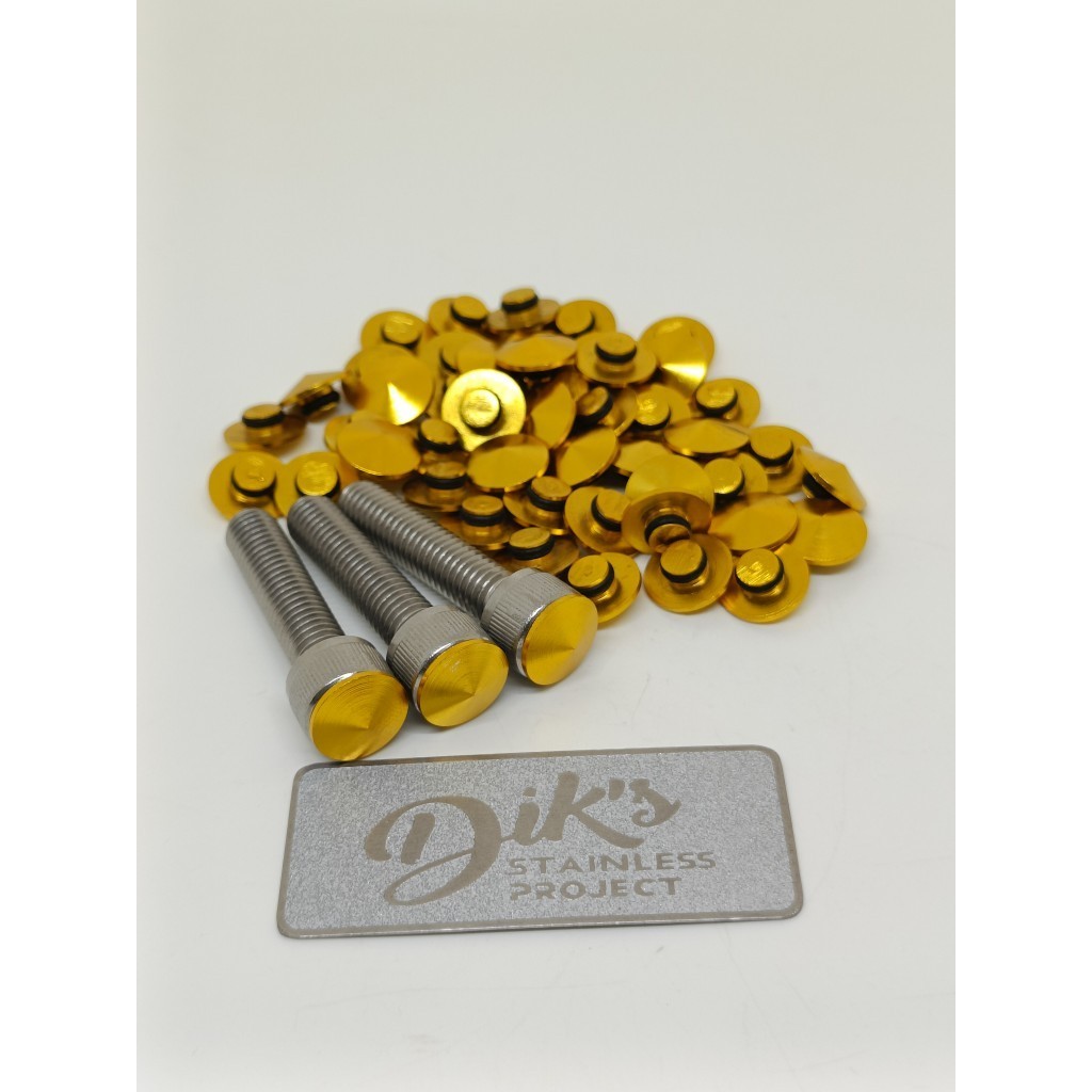 Jual Kancing tutup lubang baut L ukuran 12 aluminium | Shopee Indonesia