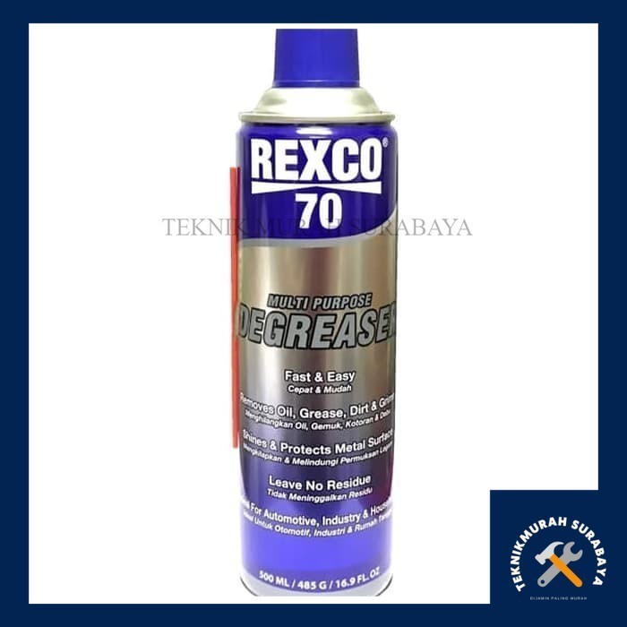Jual REXCO 70 500 ML MULTI PURPOSE DEGREASER 500ML CAIRAN PEMBERSIH GEMUK SERBA GUNA | Shopee ...