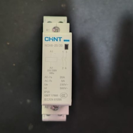 Jual AC99 Kontaktor / Contactor Modular Din Rail 1 NO 1NC DAN 2 NO 20A COIL 220VAC - 2 NO ...