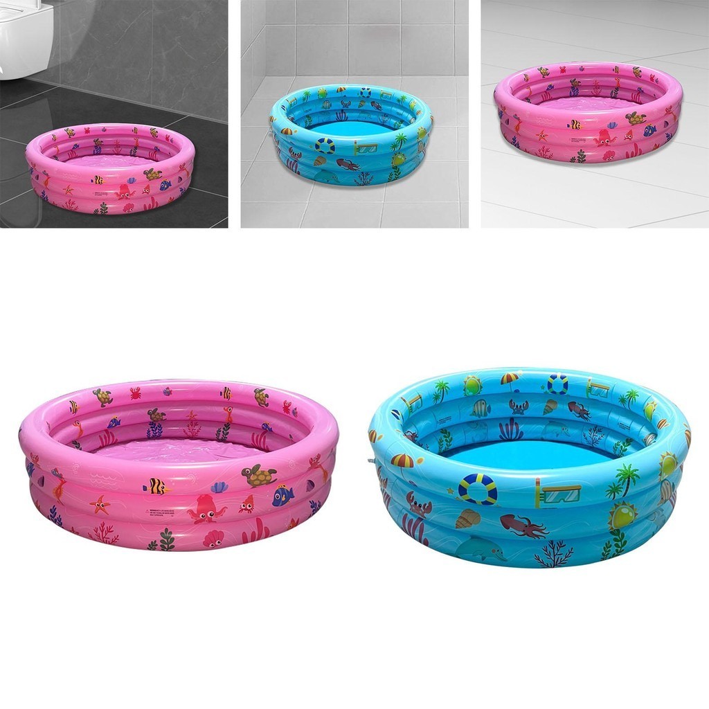 Jual Inflatable Pool for Kids PVC Swimming Pool for Outdoors Indoors ...