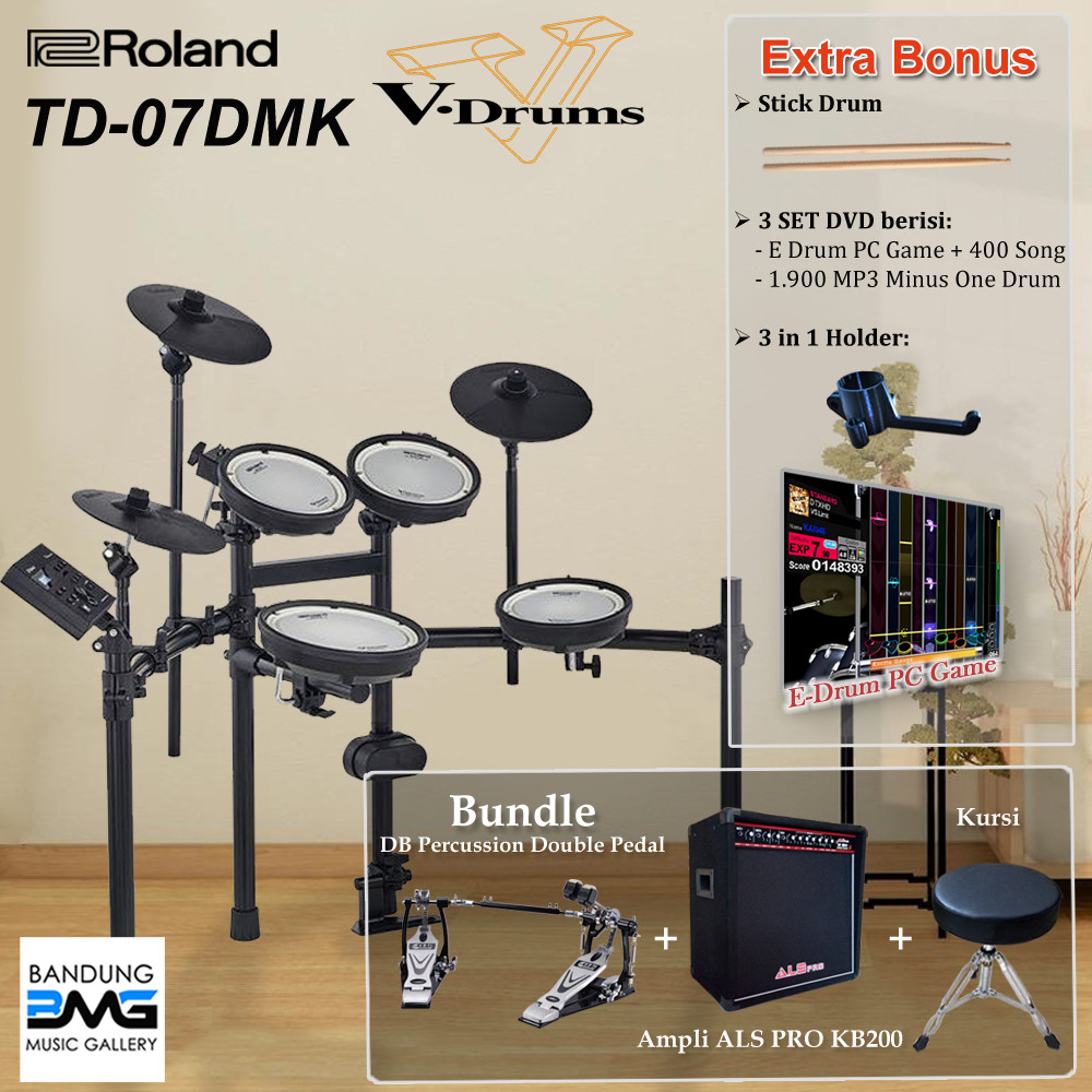 Jual Roland TD 07DMK Drum Elektrik /TD07DMK/TD 07 DMK/TD07 DMK V Drums ...