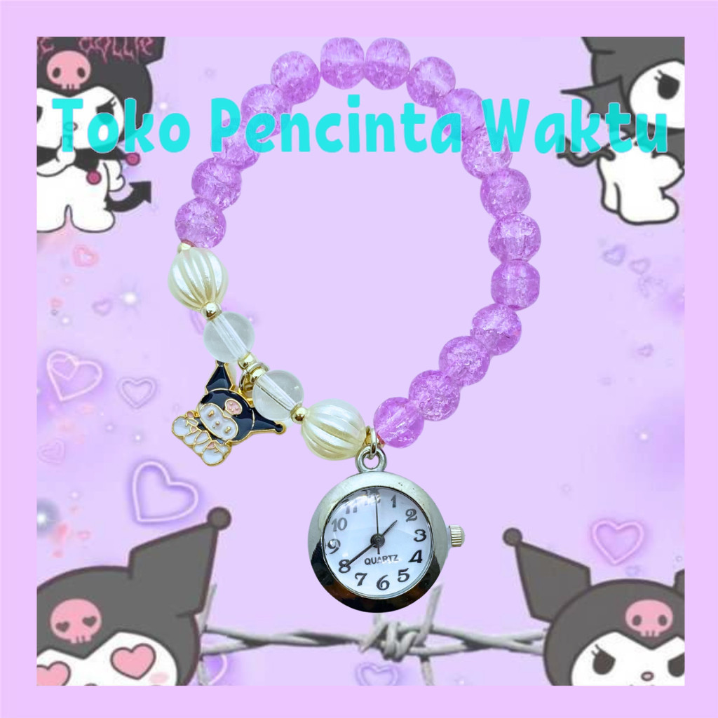 Jual （ Free kotak display ）Jam tangan kuromi Hellokitty melody ...