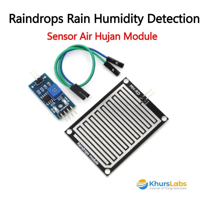 Jual Raindrops Rain Humidity Detection Sensor Air Hujan Module | Shopee Indonesia