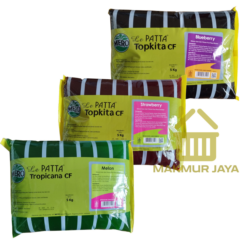 Jual Selai Roti LE PATTA Filling Varian Rasa Straberry dll/ Selai ...