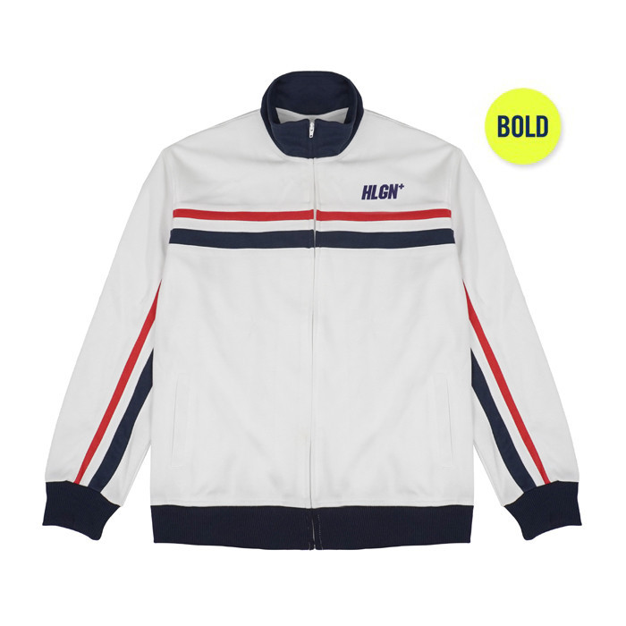 Jual Hooligans Jacket Tracktop Bold Woodgate White R/N | Shopee Indonesia