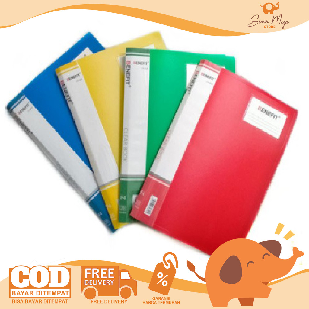 Jual Benefit Clear Holder CH-840 40 Sheet / Clear Book / Folder File ...