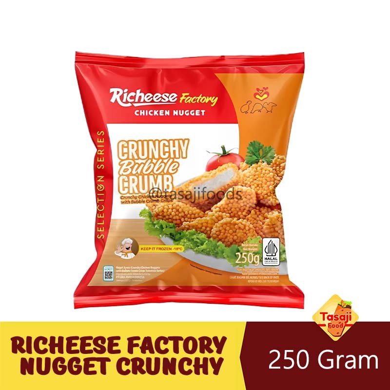 Jual Richeese Factory Nugget Crunchy Bubble Crumb 250 gr | Shopee Indonesia