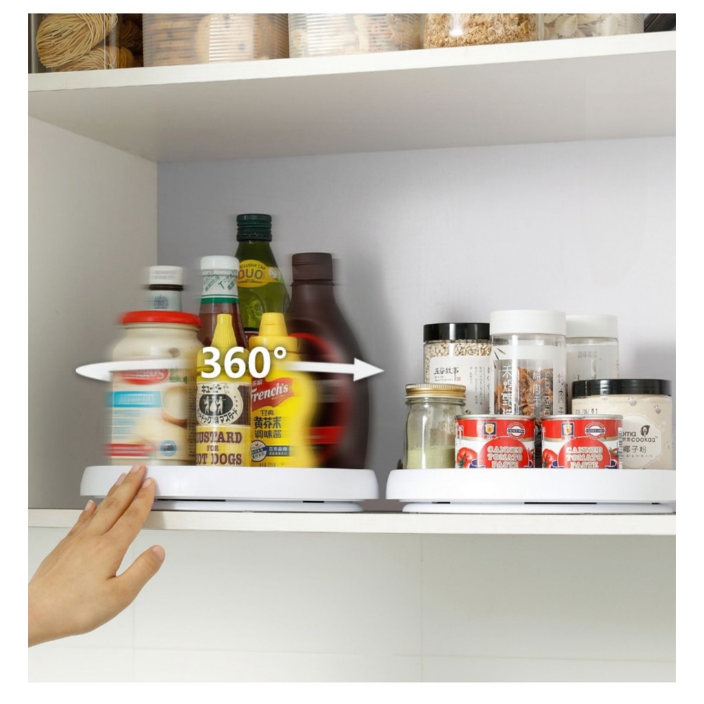 Jual 360° Rotating Storage Box - Rak Putar Botol Tempat Bumbu Wadah ...